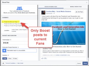 Boosted Posts on Facebook: When You Shouldn't Use Them