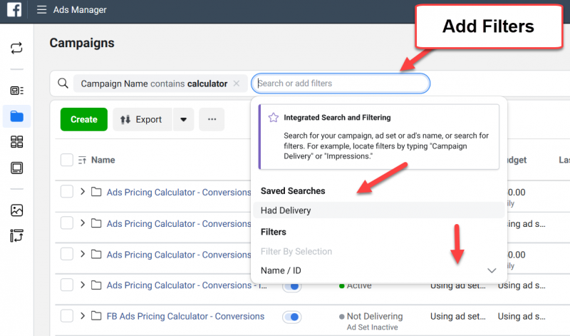 New Facebook Ads Manager Layout - Andrea Vahl